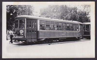 Wilkes-Barre Railway Brill trolley #768 photo Plymouth car Gibbons Beer ...