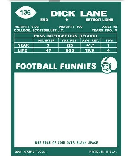 Night Train Lane Cardinals