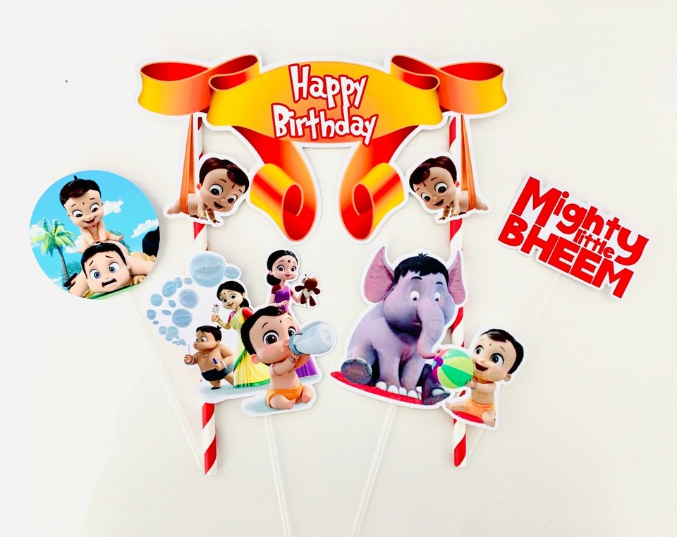 Personalized Mighty Little Bheem Cake Topper | eBay