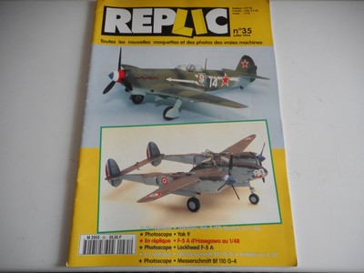MAGAZINE REPLIC N°35 JUIL 1994 / MAQUETTES & PHOTOS DES VRAIES MACHINES ...