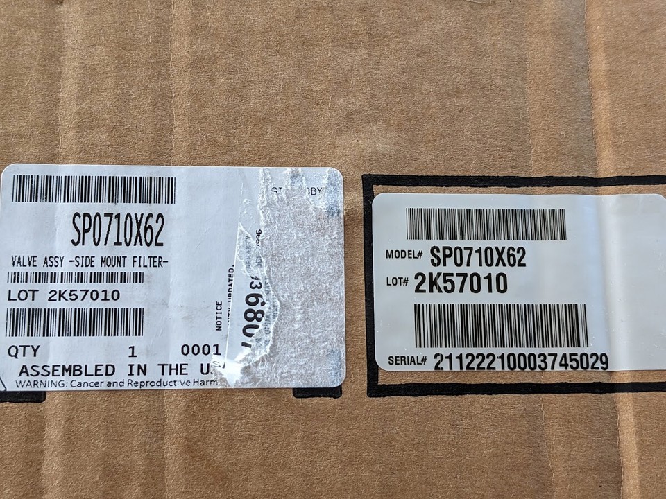 Hayward SP0710X62 Side Mount Pro Series Multiport Backwash Valve 1-1/2 ...