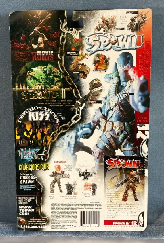MCFARLANE 1998 SPAWN IV SERIES 12 Gun 5 Weapons Comic Action Figure Toys NIP | eBay