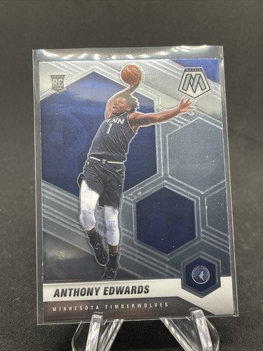 Anthony Edwards 2020-2021 Panini Mosaic Basketball Base Rookie Card RC ...
