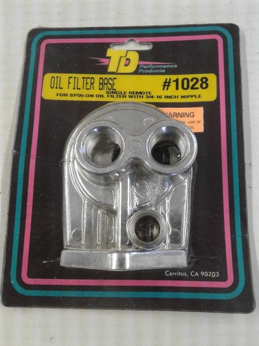 TD Performance Products Oil Filter Base #1028 | eBay