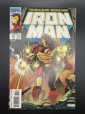 Marvel Direct Edition Comics 1993 Iron Man No. 301 | eBay