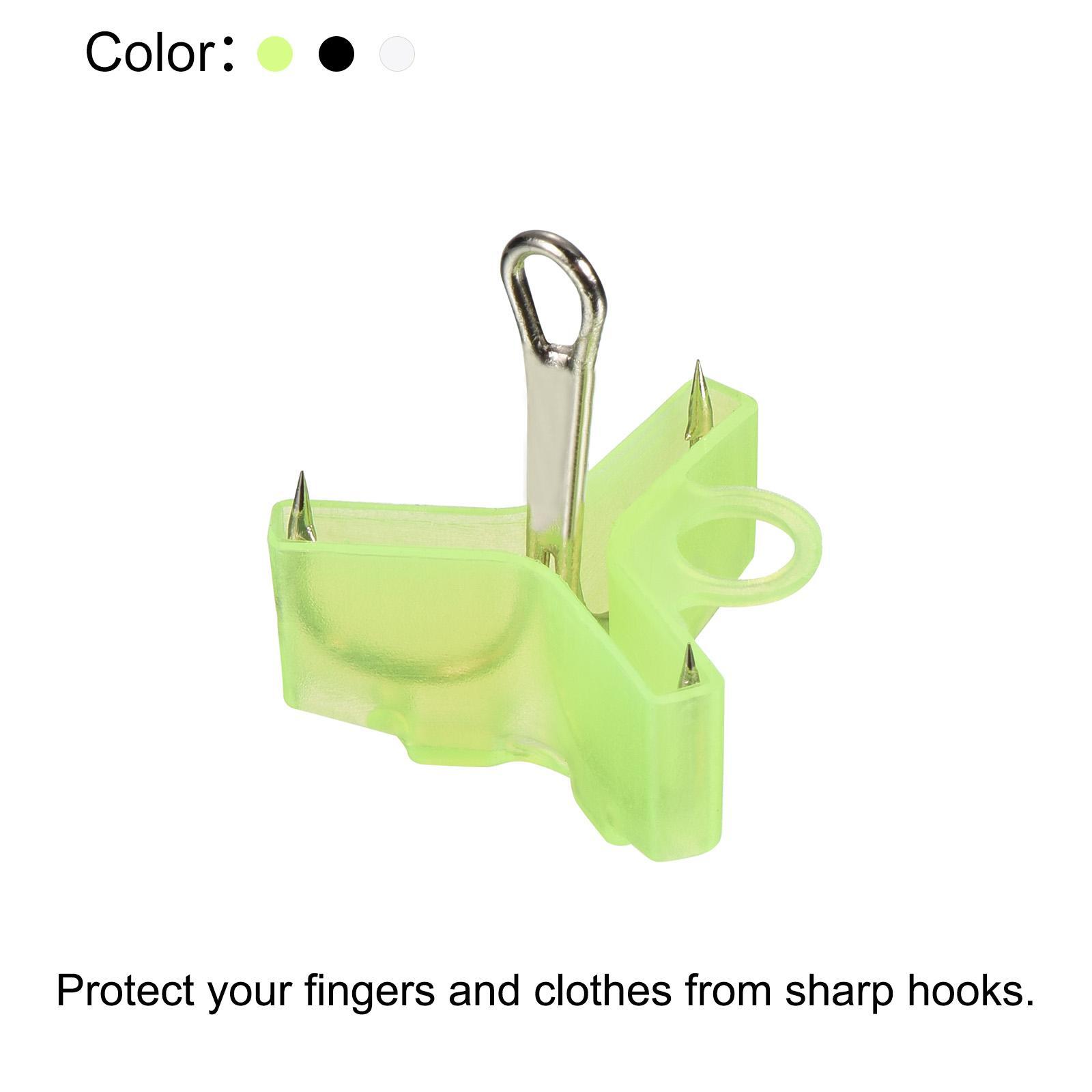 100Pcs Fishing Hook Bonnets Plastic Treble Hook Covers Fit for 6，7，8 ...