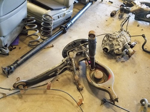 (LOCAL PICKUP ONLY) Passenger Right Rear Suspension Without Crossmember ...