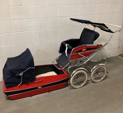 Baby Carriages & Buggies - Vintage Perego Pram
