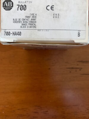 Allen Bradley Cat 700-NA40 | eBay