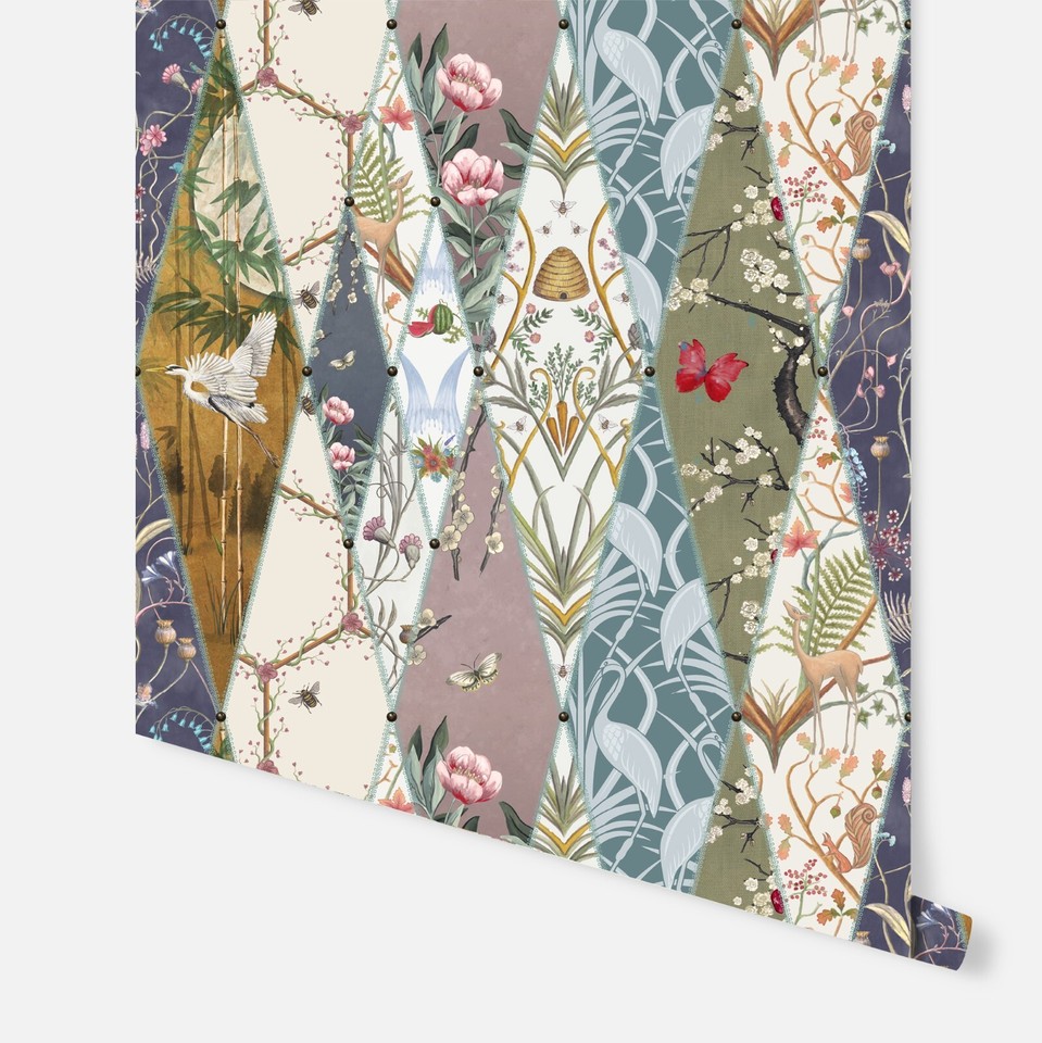 The Chateau Angel Strawbridge WALLPAPER COLLECTION Art Deco Vintage ...