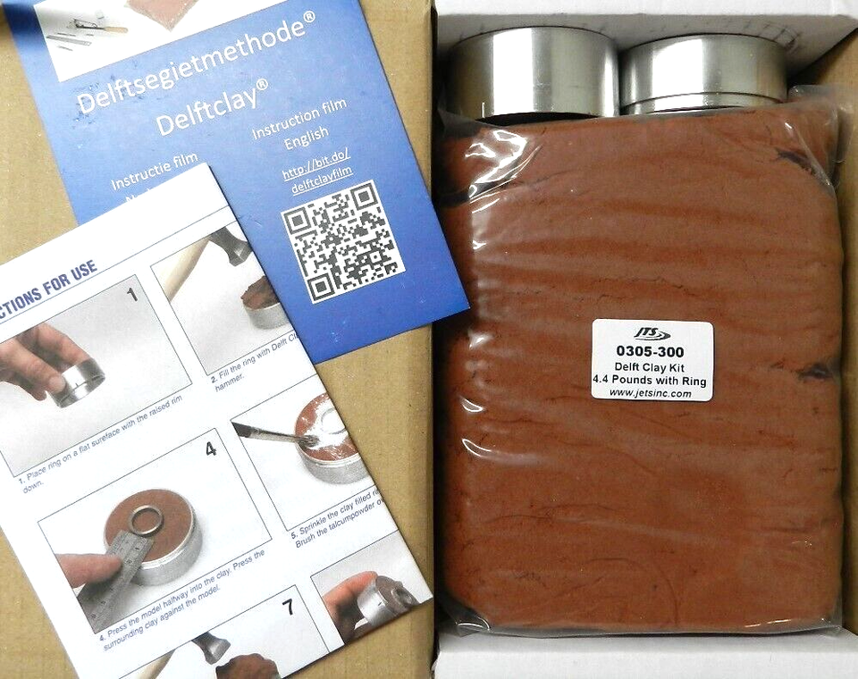 Delft Clay Casting Sand Kit Gold Silver Pewter Aluminum -Set includes ...