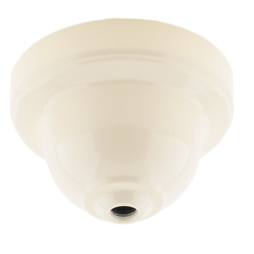 Authentic Period Styled Bakelite Ceiling Rose In Applied Classic Ivory ...