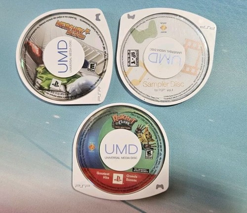 Sony PSP Game Lot - Ratchet And Clank, Mercury Meltdown, Sampler Disc ...