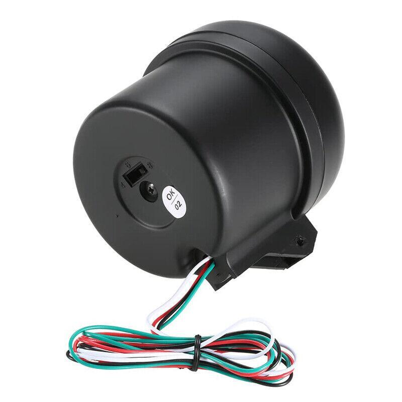 95MM 3.75" 12V Car Universal Tachometer Gauge w/Shift Light 0-8000 RPM ...