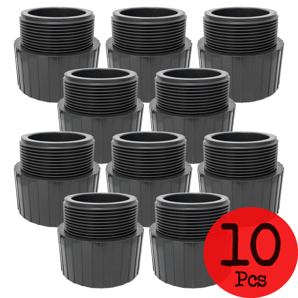 Lot of 10 PCS. Sch 80 PVC 3" Male Adapter Socket X Male NPT Thread ...