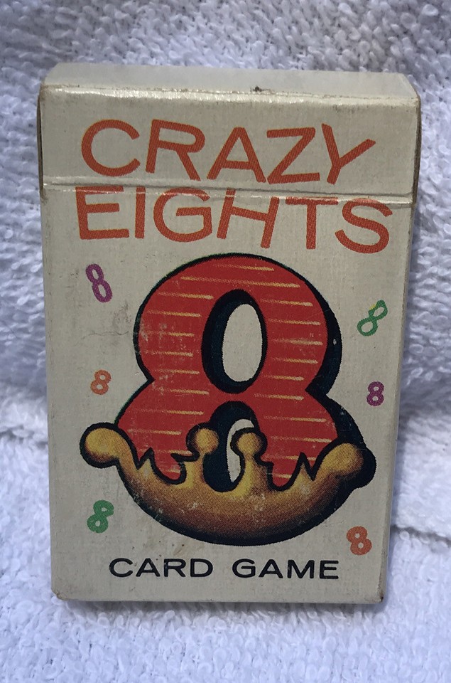 Vintage Crazy Eights Mini Card Playing Deck Whitman Publishing Card ...