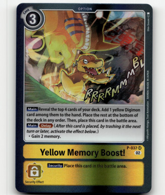 Digimon CCG Yellow Memory Boost! - Resurgence Booster | eBay