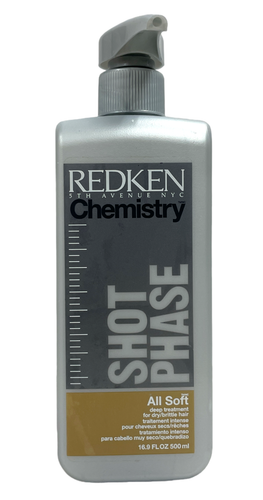 Redken Chemistry Shot Phase All Soft Deep Treatment (16.9fl/500ml) New ...