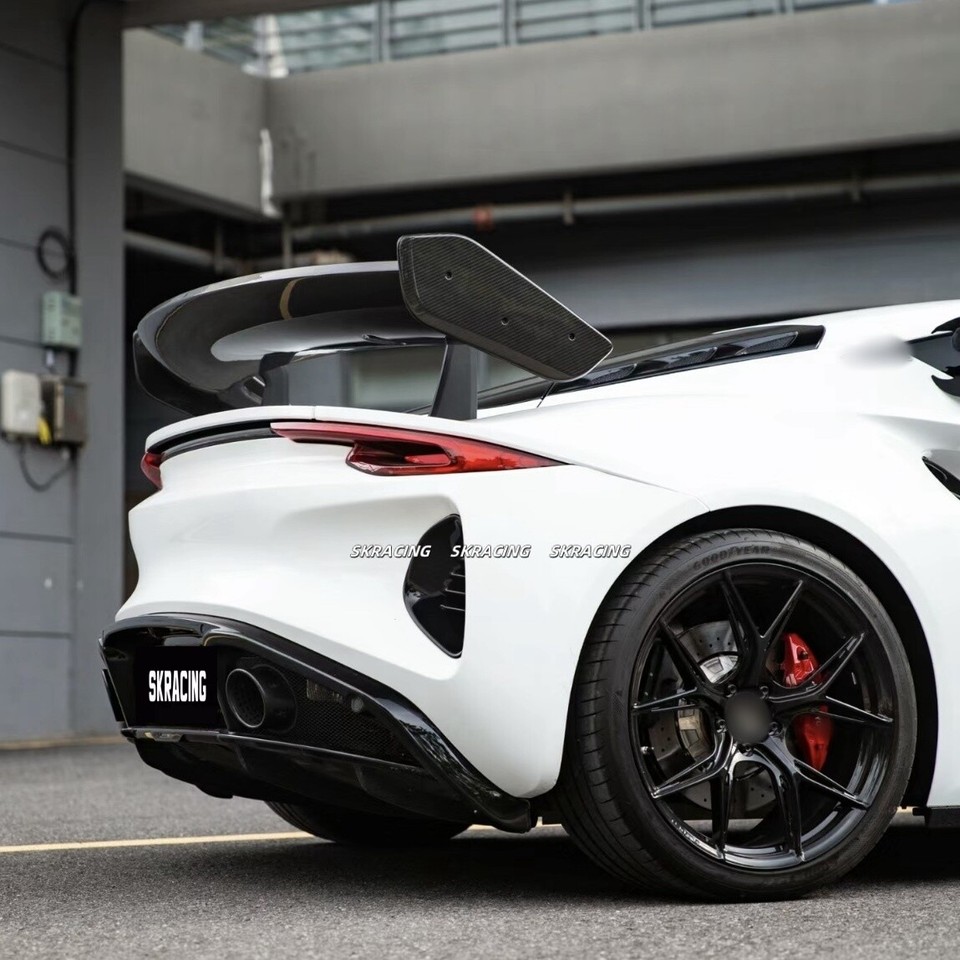 For 2023-2024 Lotus Emira Dry Carbon Fiber GT4 Style Rear Trunk Lip ...