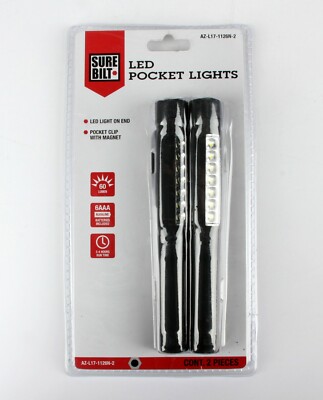 Sure Bilt 2-Pack LED Pocket Lighths 60 Lumen AZ-L17-1126N-2 | eBay