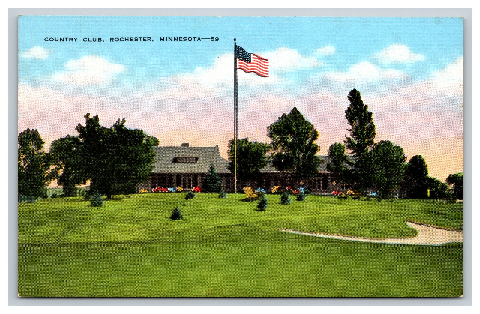 Vintage Postcard Minnesota, Country Club, Rochester MN | eBay