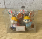 Topo Gigio Soft Figure Keychain Set of 2 Retro Blue & Red From Japan ...