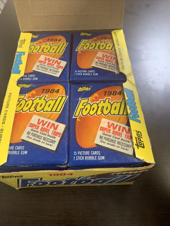 1984 TOPPS FOOTBALL WAX BOX DAN MARINO RC & JOHN ELWAY RC (36 Packs) | eBay