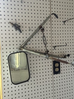 Vintage SURE PLUS Tripod TOW MIRROR 5.5" x 8.5" Truck SUV CAMPER Van RV ...