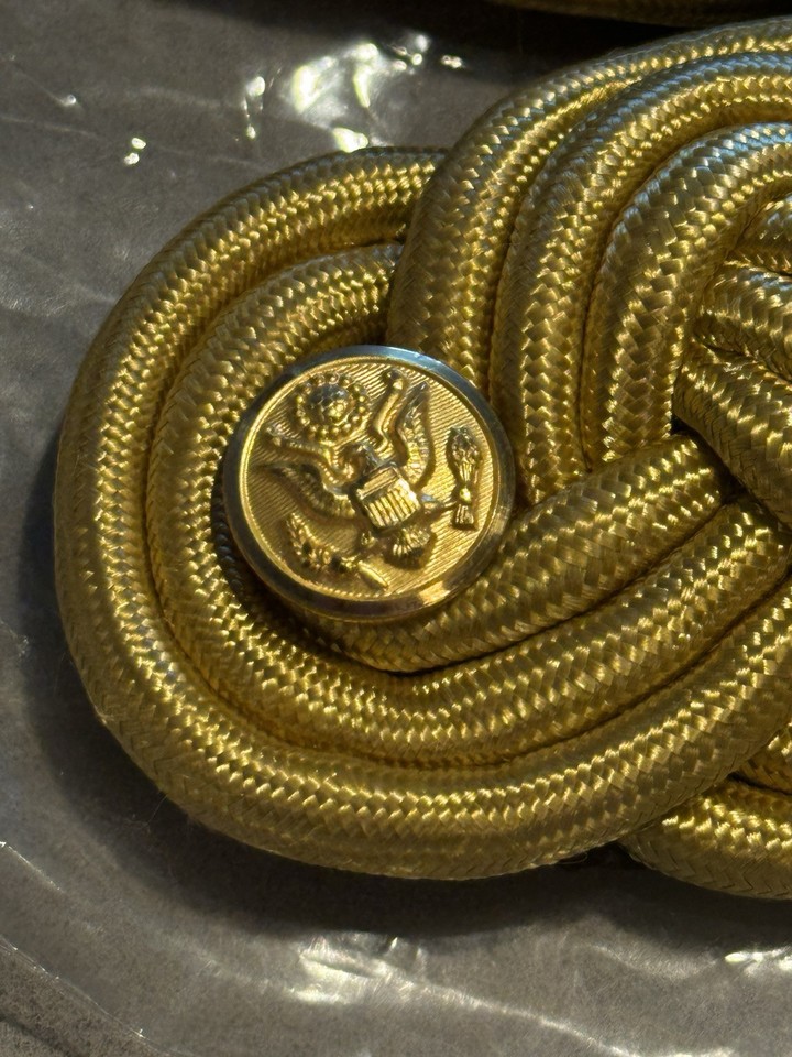 Authentic Vanguard Military Equipment USA Shoulder Knot Mess - VINTAGE ...