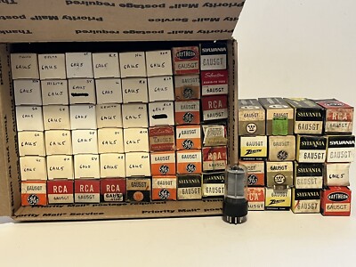 Sixty Four 6AU5 Vintage Vacuum Tube Lot 64 Tubes total | eBay