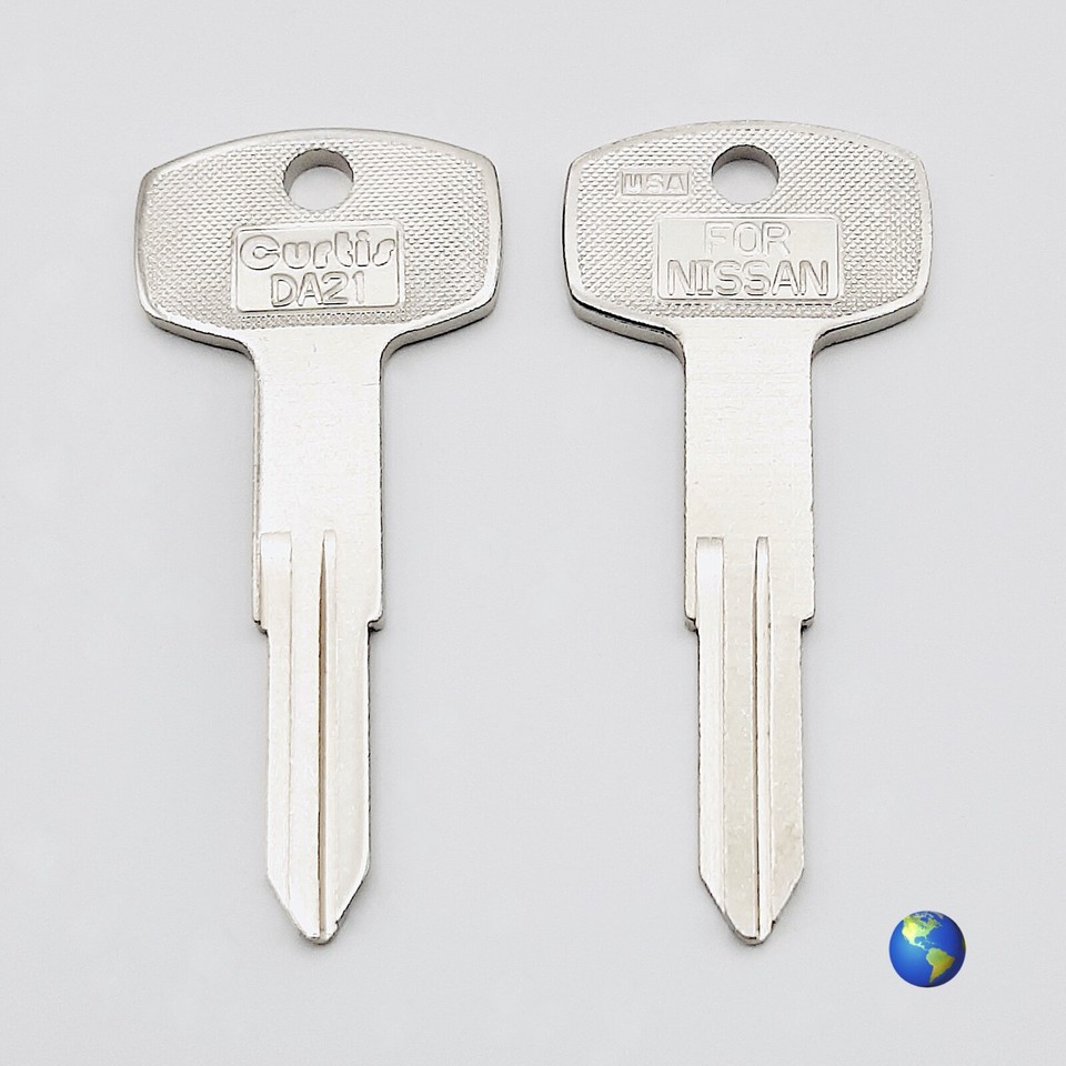 DA-21 Key Blanks for Various Applications by ALPHA, Nissan, and others ...