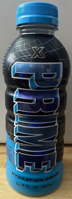 PRIME X TREASURE HUNT HYDRATION DRINK 1 FULL 16.9 FL OZ BLUE HOLO ...