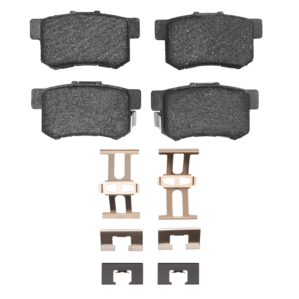 Disc Brake Pad Set-DFC 5000 Advanced Brake Pads - Ceramic and Hardware ...