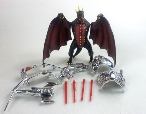 Cyber Rodan Vintage Godzilla Wars Power Up Snap On Armor Figure ...