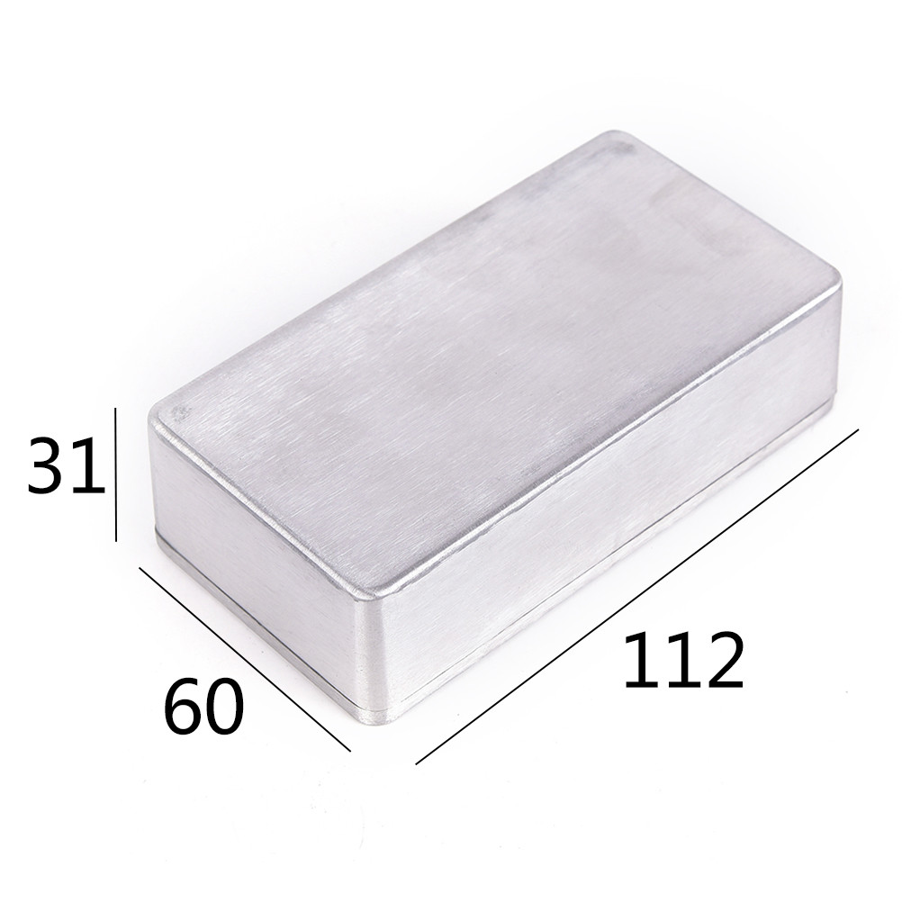 1590B Effects Pedal Aluminum Stomp Box Enclosure for Musical Instrument ...