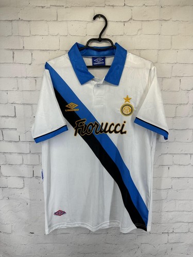 INTER MILAN ITALY 1993 1994 RETRO VINTAGE FOOTBALL SHIRT JERSEY AWAY ...