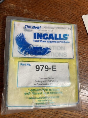 Ingalls Engineering Model 979-E Camber/Caster Bushing Open Knuckle 4X4 ...