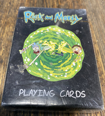 Rick and Morty designed Playing cards 52 in pack Rick and Morty faces ...