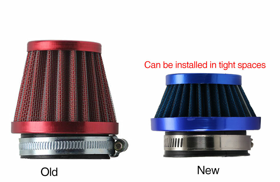 Air Filters 55mm Carburetor Velocity Stacks Air Intake for Dirt Bike ...