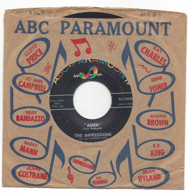 THE IMPRESSIONS, "AMEN" | eBay