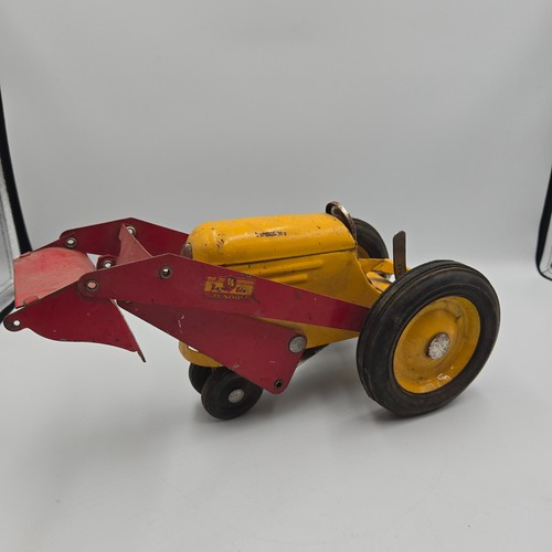 Vintage SS Super Six Junior Tractor, Front Loader, Pressed Steel ...