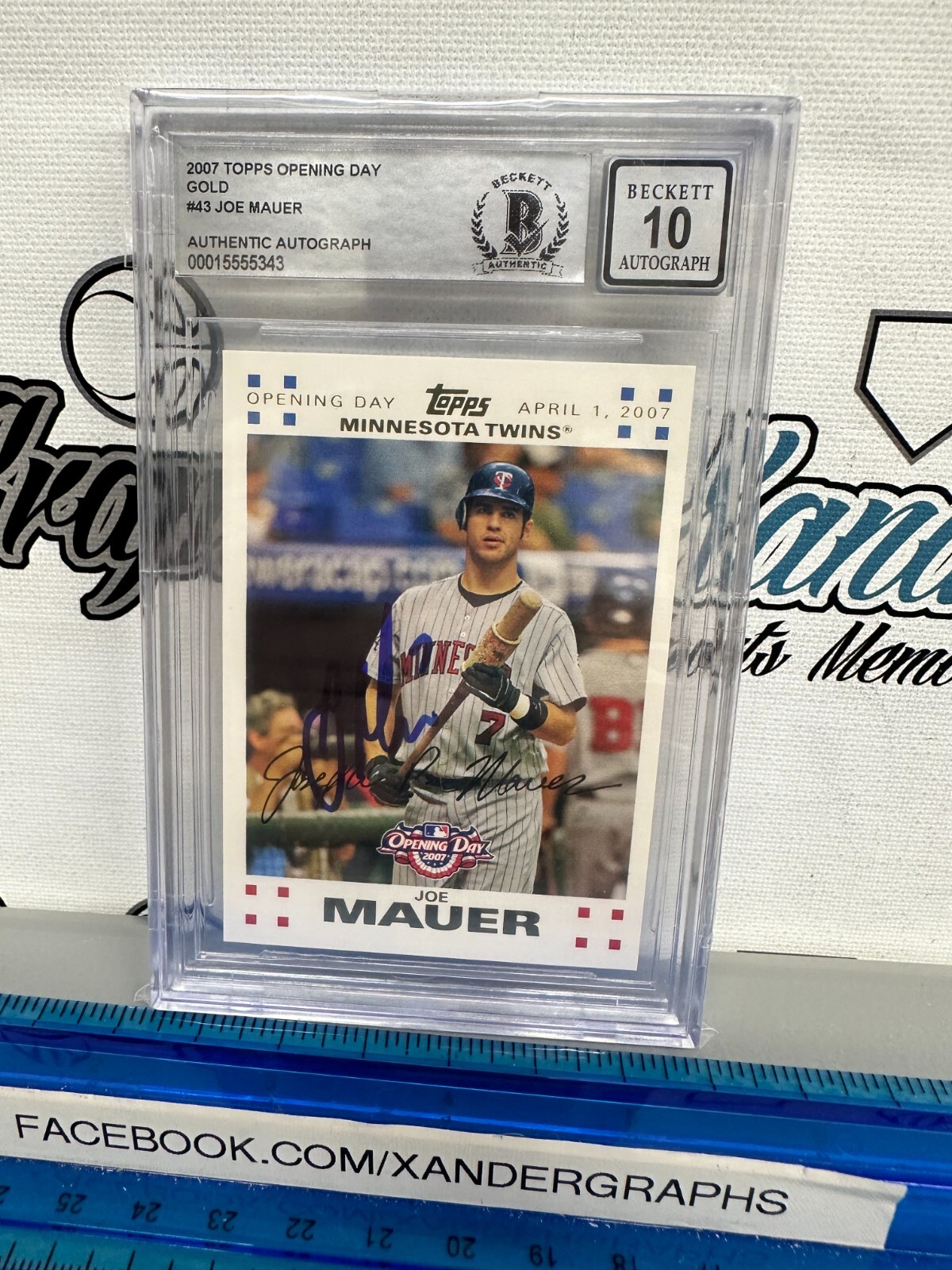 Joe Mauer Autographed Memorabilia | Signed Photo, Jersey, Collectibles ...