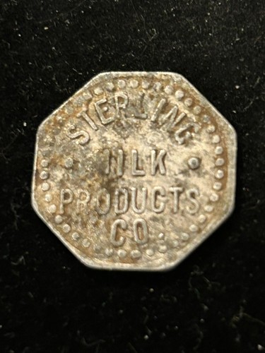 Oklahoma City Trade Token Sterling Milk Products Co. dairy pint milk | eBay