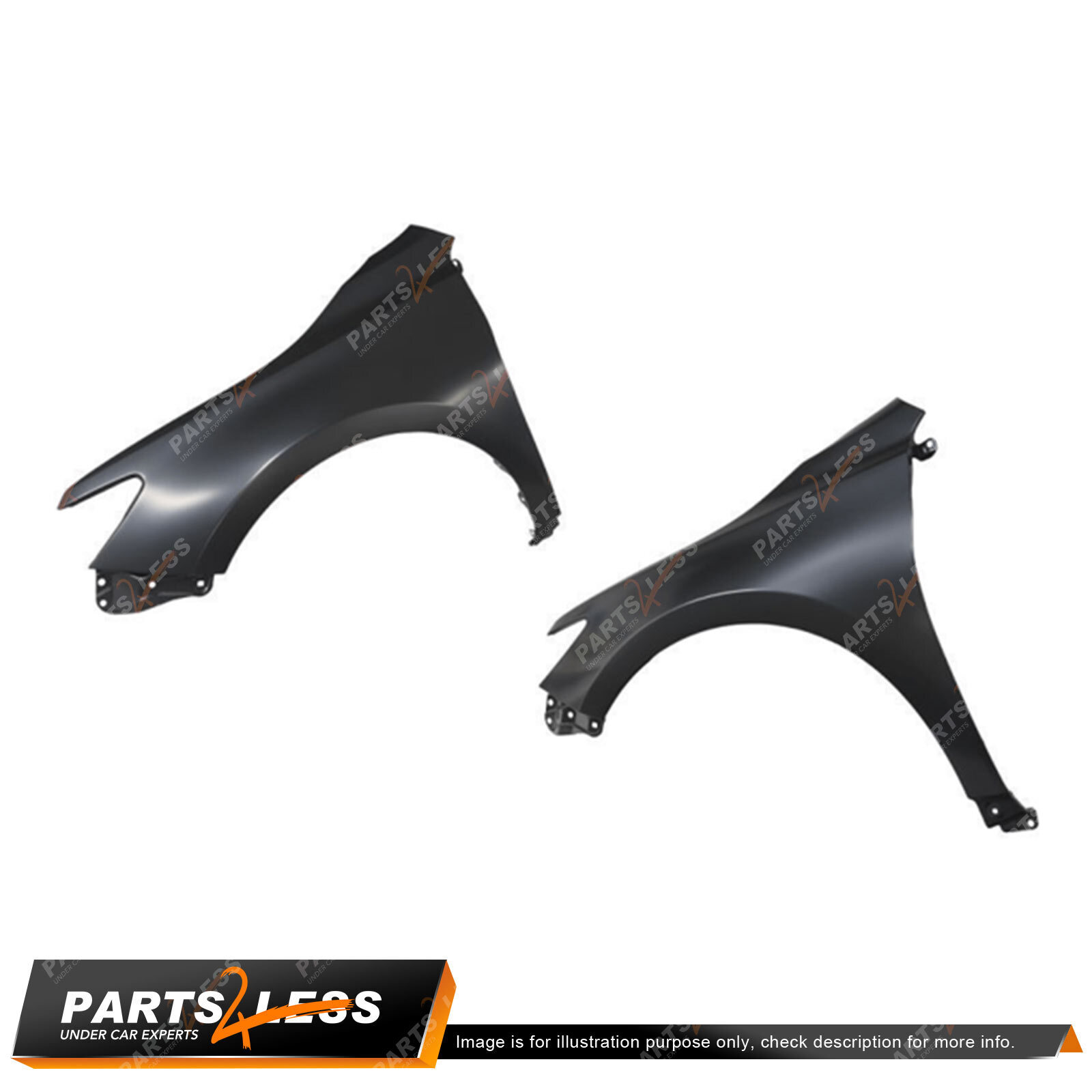 Right & Left Hand Side Hand Side Guard for Toyota Camry AVV50 Hybrid 01 ...