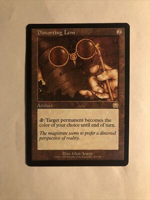 1x Mercadian Masques Distorting Lens NM Magic The Gathering Mtg | eBay.de