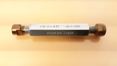 3/8 18 ANPT L1 & L3 PIPE THREAD GAGE 3/8"-18 | eBay