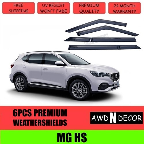 Luxury Weather Shields Weathershields for MG HS 2019+ Window Visors ...