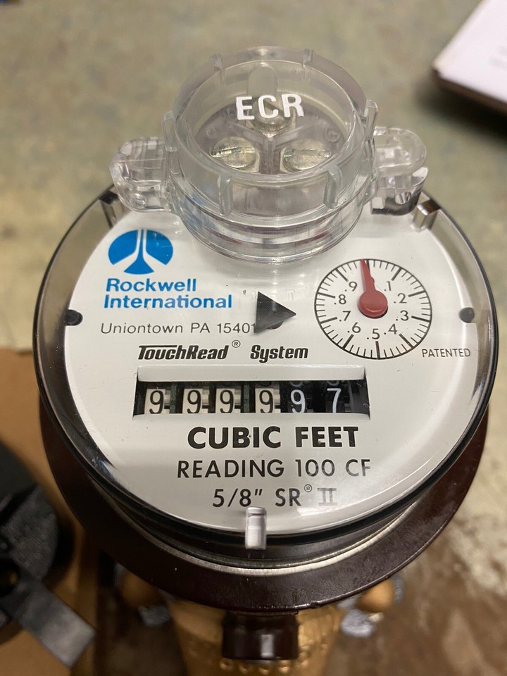 Sensus 5/8x3/4 SR2 ECR Register 100 Cubic Feet Read With Touch Pad | eBay