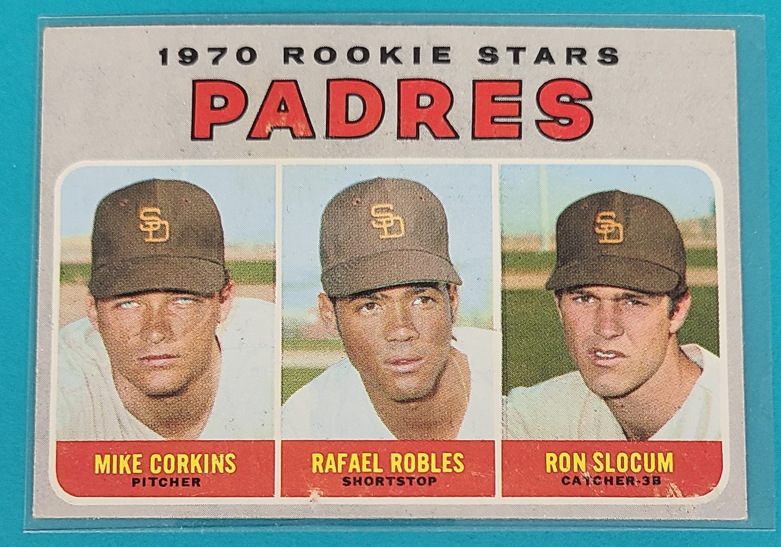 1970 Topps - 1970 Rookie Stars #573 Mike Corkins, Rafael Robles, Ron ...