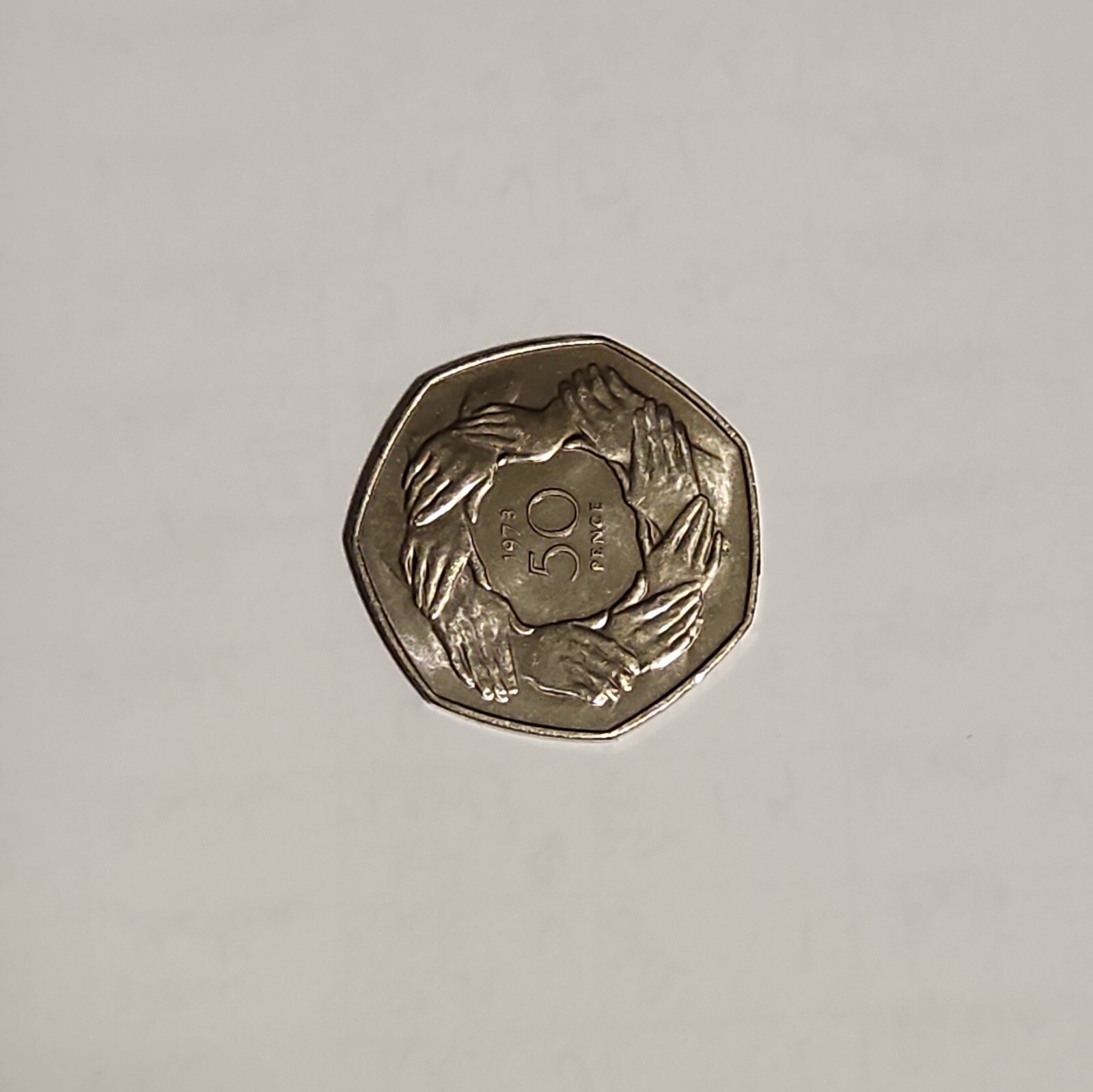 Rare 1973 UK entry to EEC hands 50p Coin | eBay UK